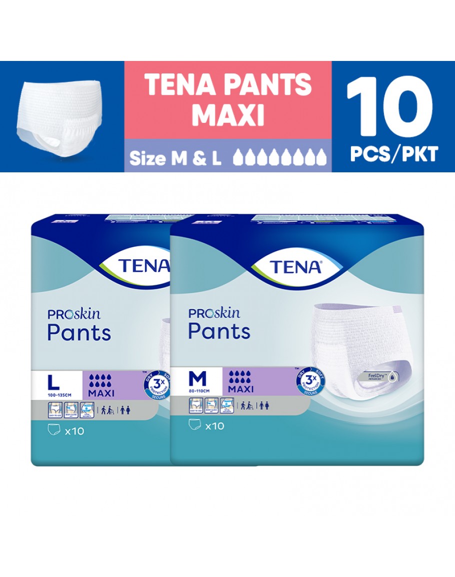 TENA Pants Maxi Unisex Adult Diapers