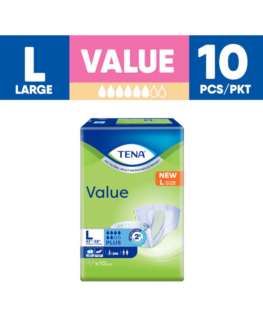 TENA Value Unisex Adult Diapers