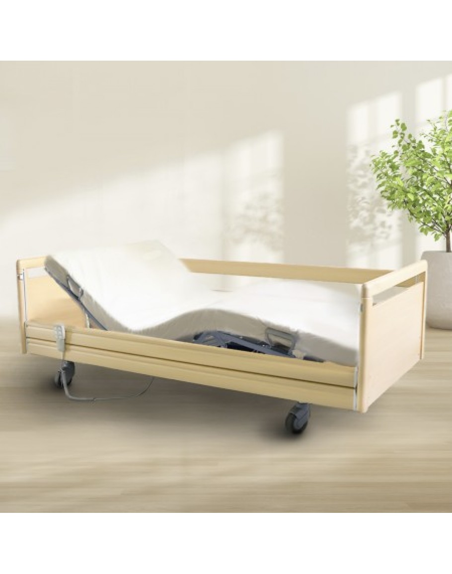 Livorno Premium Nursing Bed, Continuous Side Rails