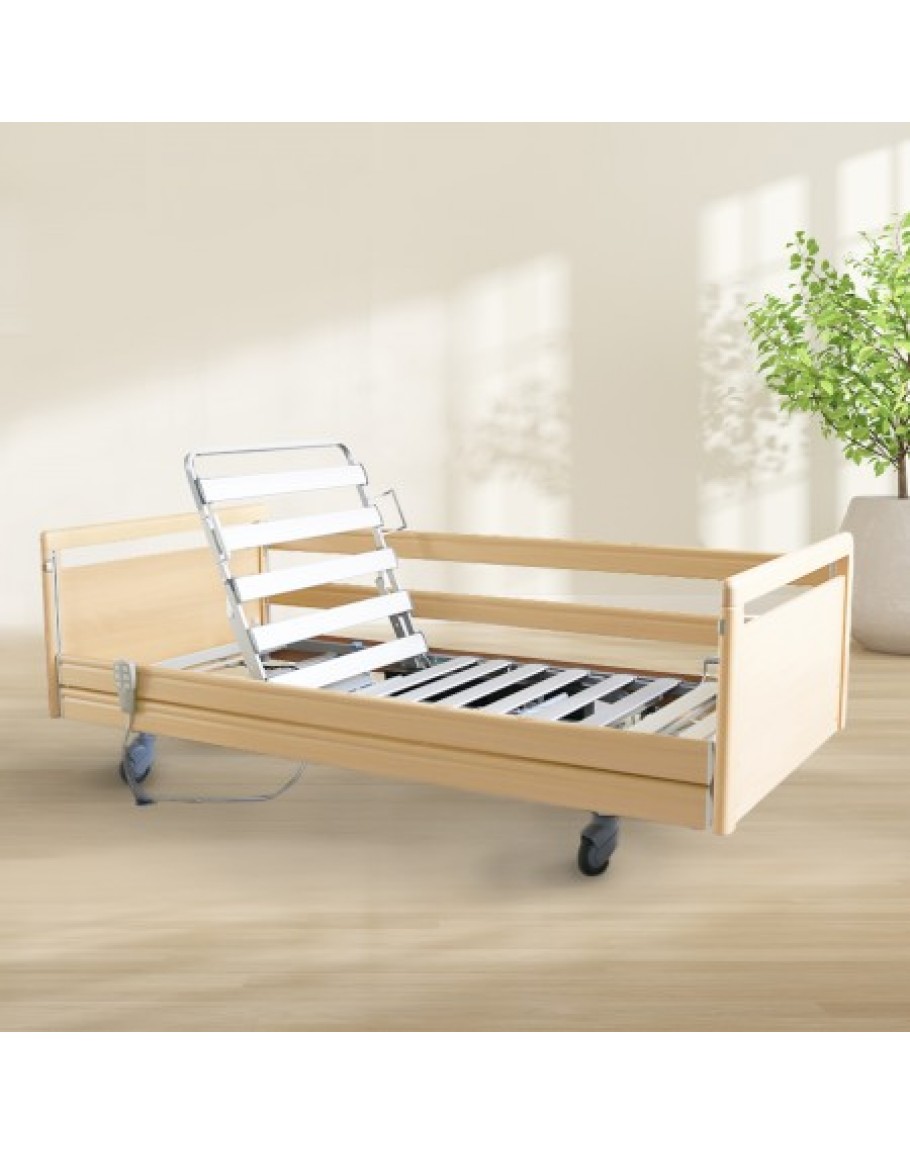 Livorno Premium Nursing Bed, Continuous Side Rails