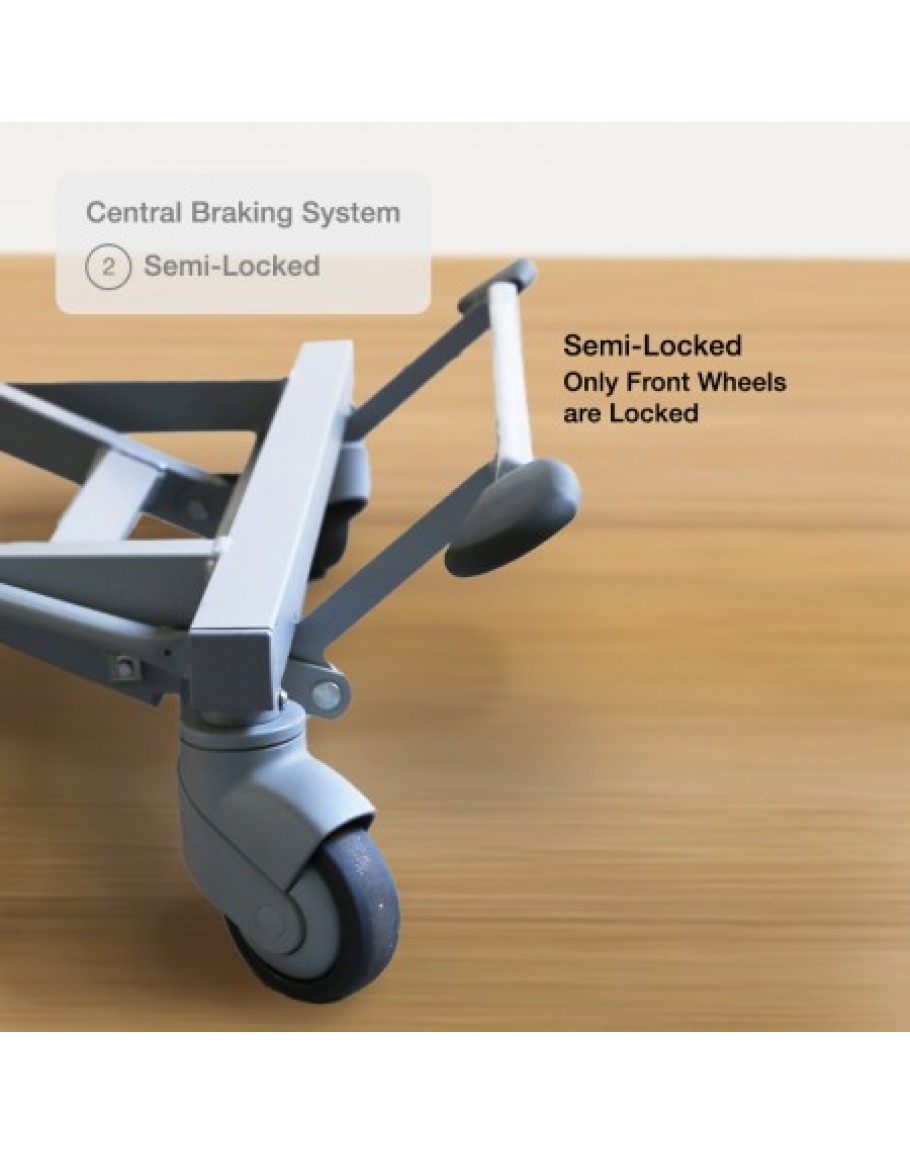 Livorno Premium Nursing Bed, Split Side Rails