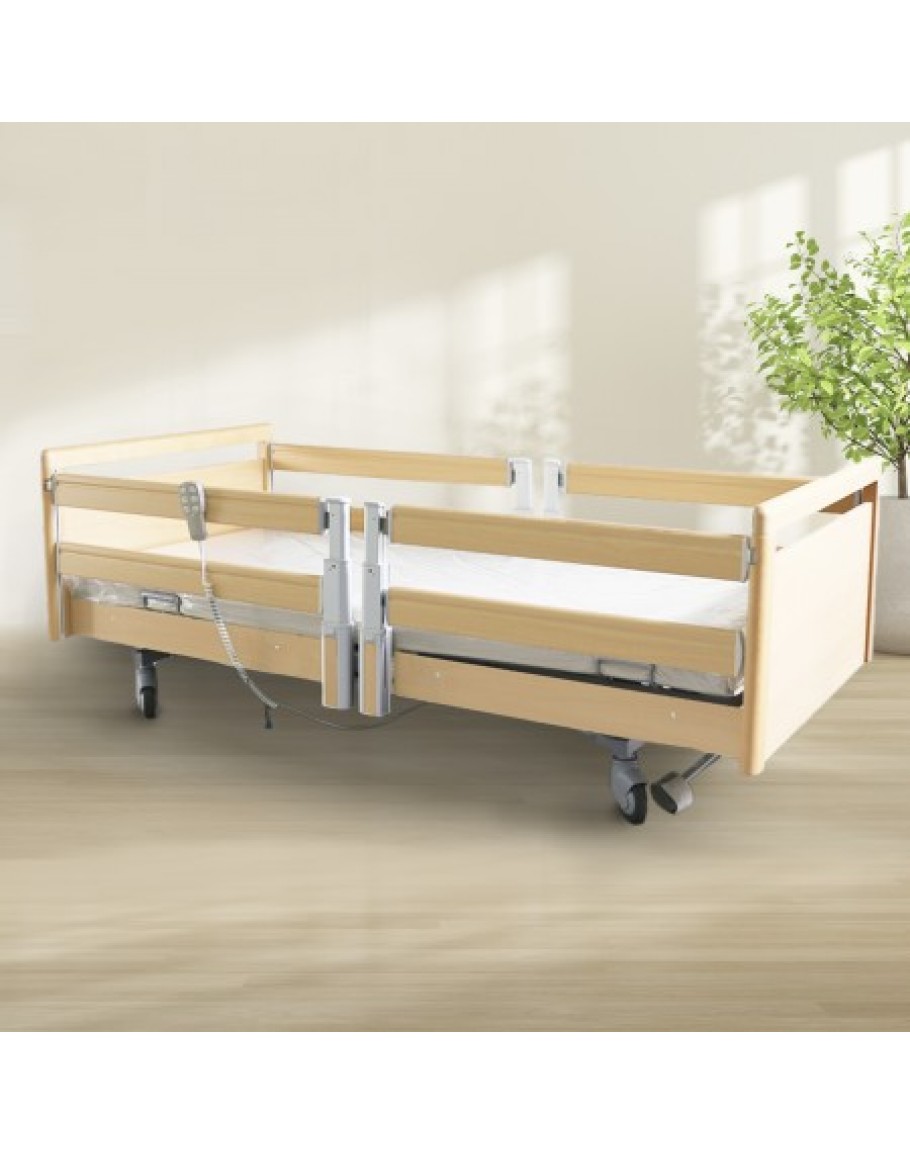 Livorno Premium Nursing Bed, Split Side Rails