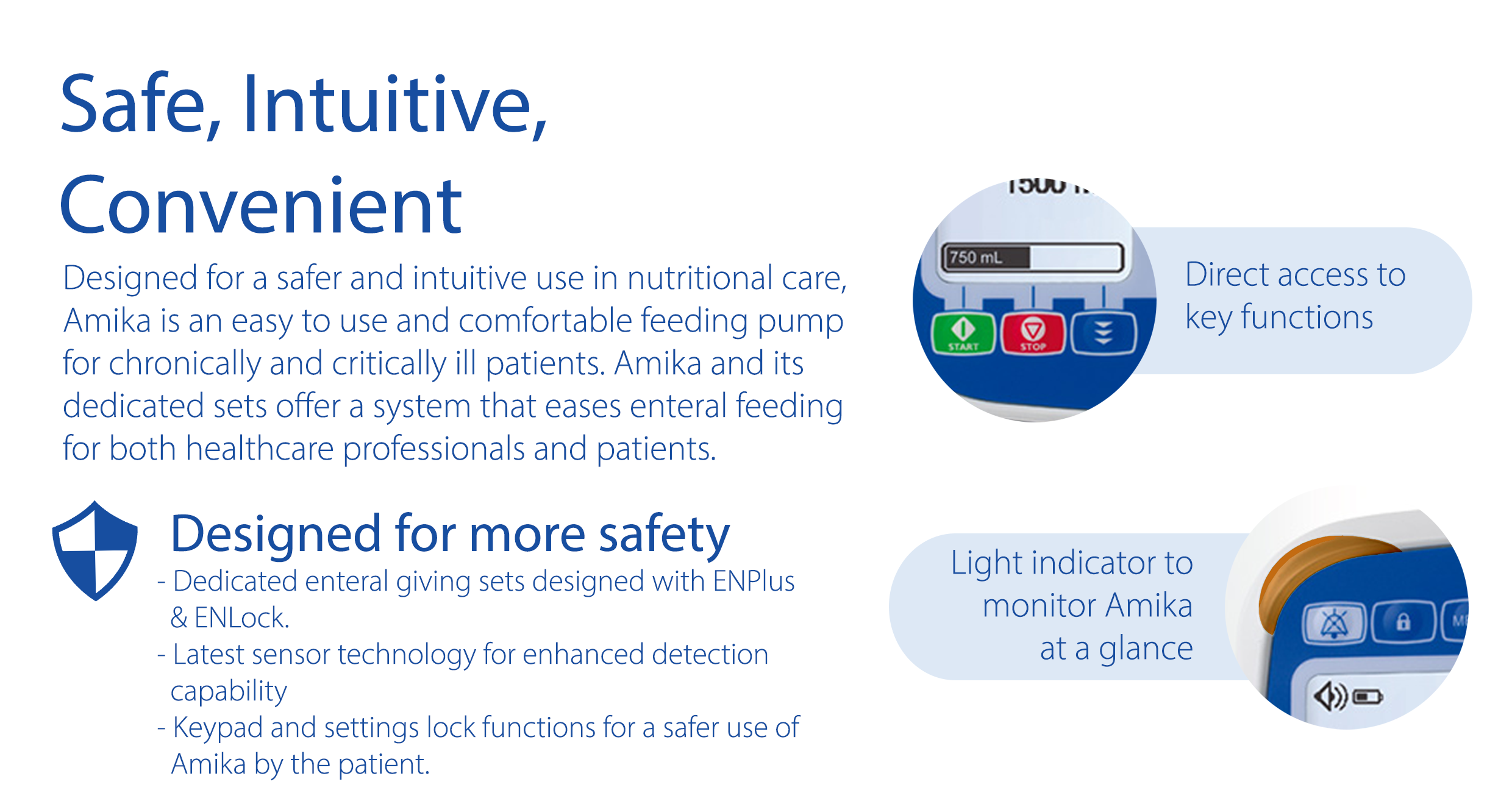Amika® Enteral Feeding Pump