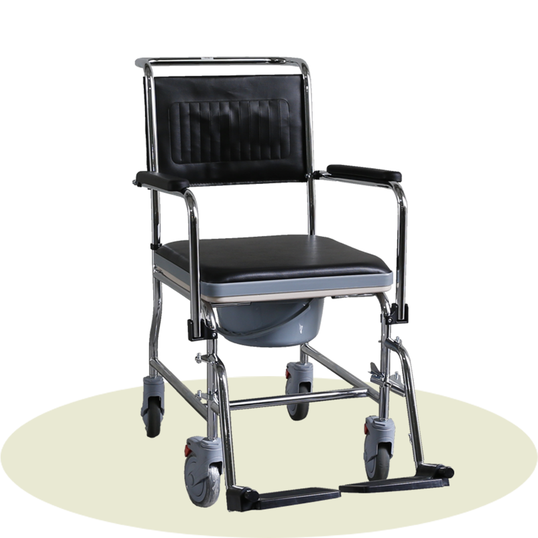 FS692 Detachable Chrome Commode