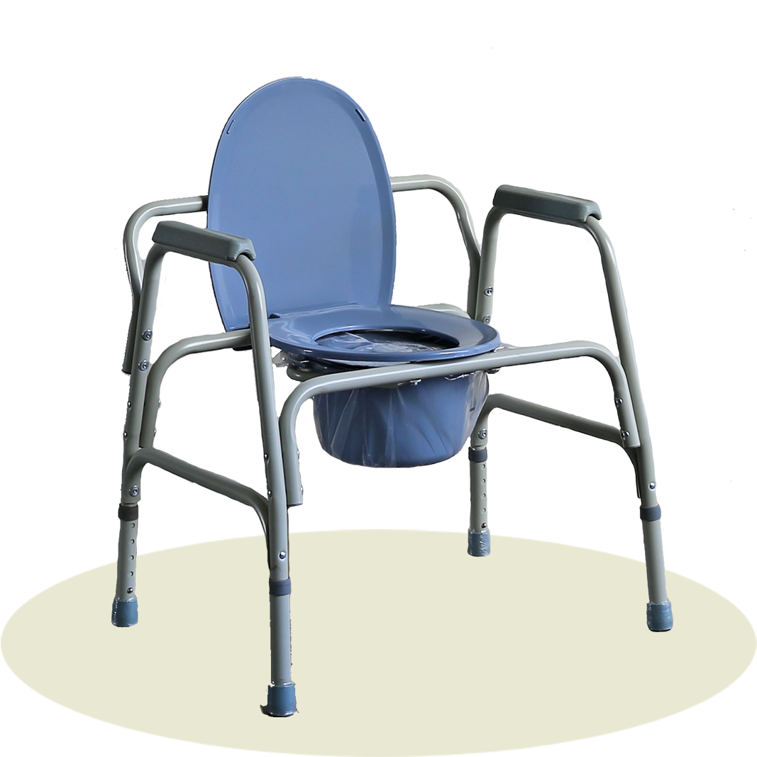 FT4203 Steel Heavy Duty Stationary Commode