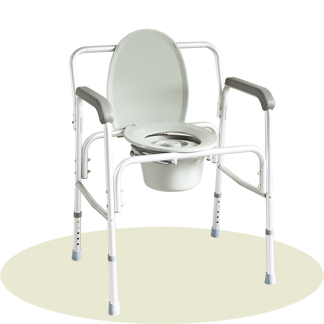 FT4206 Aluminium Heavy Duty Stationary Commode