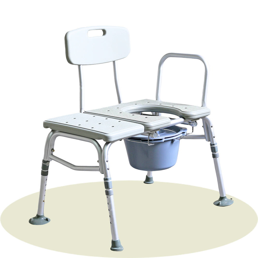 FT7302 Aluminium Bench Commode