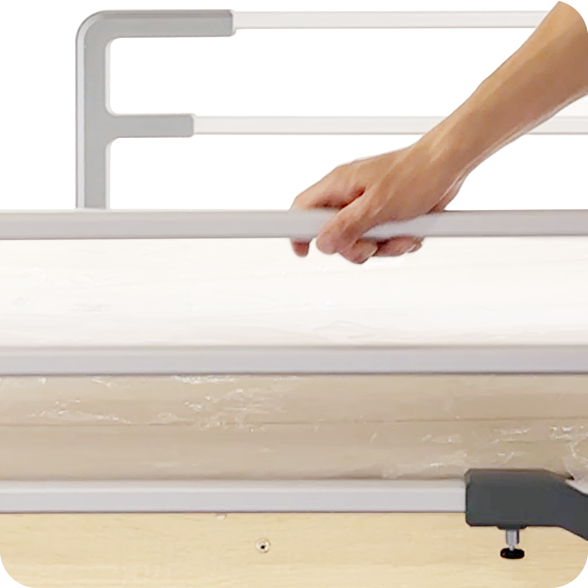 Livorno Premium Nursing Bed, Foldable Side Rails