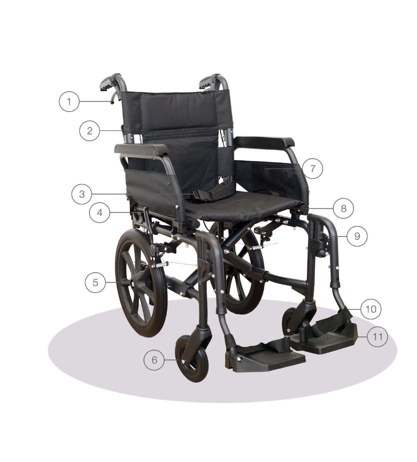 Bobby Astro 16 Lightweight Wheelchair